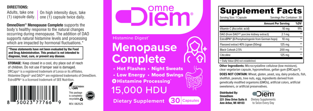 Menopause Complete (Diem)