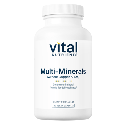 Multi-Minerals Citrate/Malate (No Copper & Iron) - Vital Nutrients ...