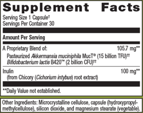 UltraFlora Triplebiotic with Akkermansia (Metagenics)