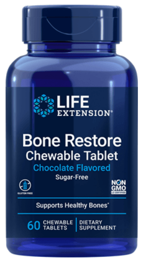 Bone Restore Chewable Tablets (Chocolate) (Life Extension)