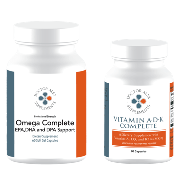 Inflammation Duo (Omega Complete EPA - DHA - DPA, and Vitamin ADK ...