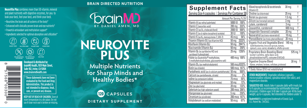 NeuroVite Plus (Brain MD)