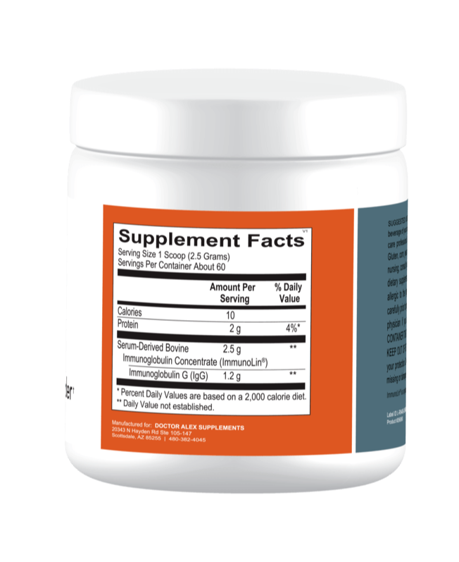IgG-Boost 2500 - Immunoglobulin Powder (Doctor Alex Supplements)