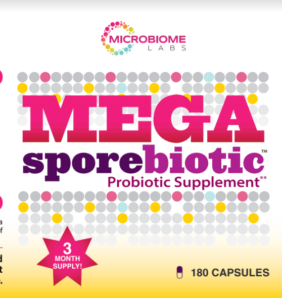 MegaSporeBiotic (180 capsules, 3-MONTH supply) (Microbiome Labs)
